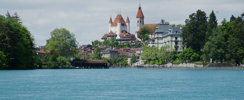 Thun stock image. Image of switzerland, town, bern, thun - 13140331