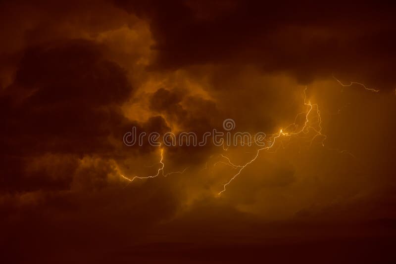 Thunder. stock photo. Image of thunderbolt, levin, cloud - 56222114