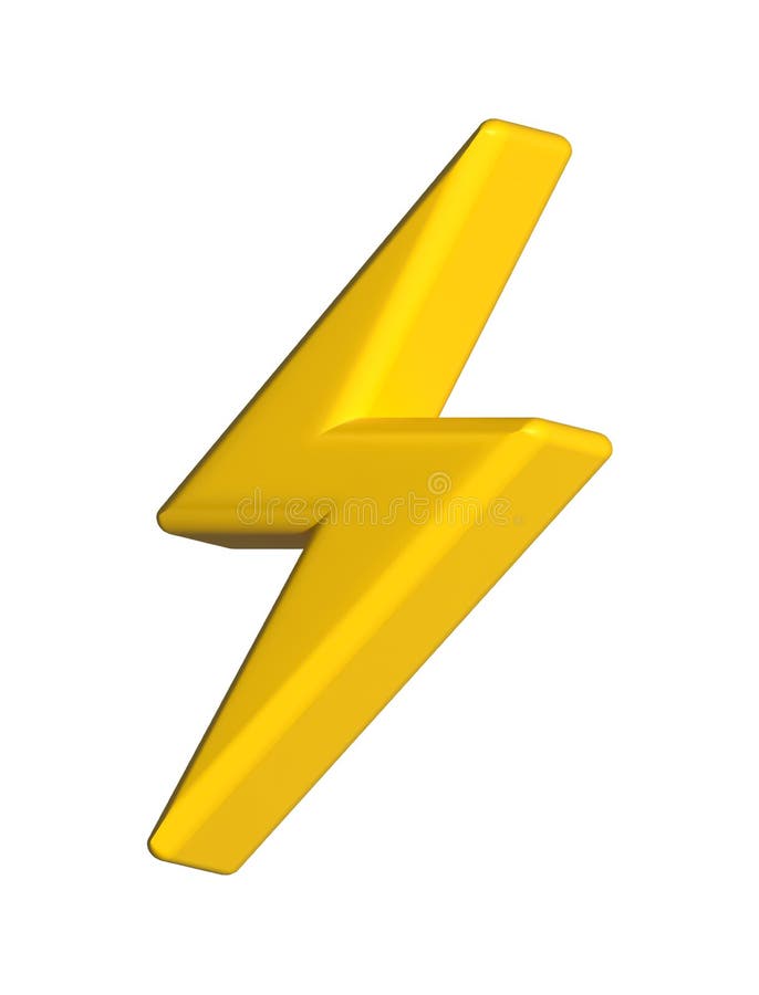 Bolt, Thunder Bolt 3d, Lightning Shape, Thunder Icon, Emoji Bolt for ...