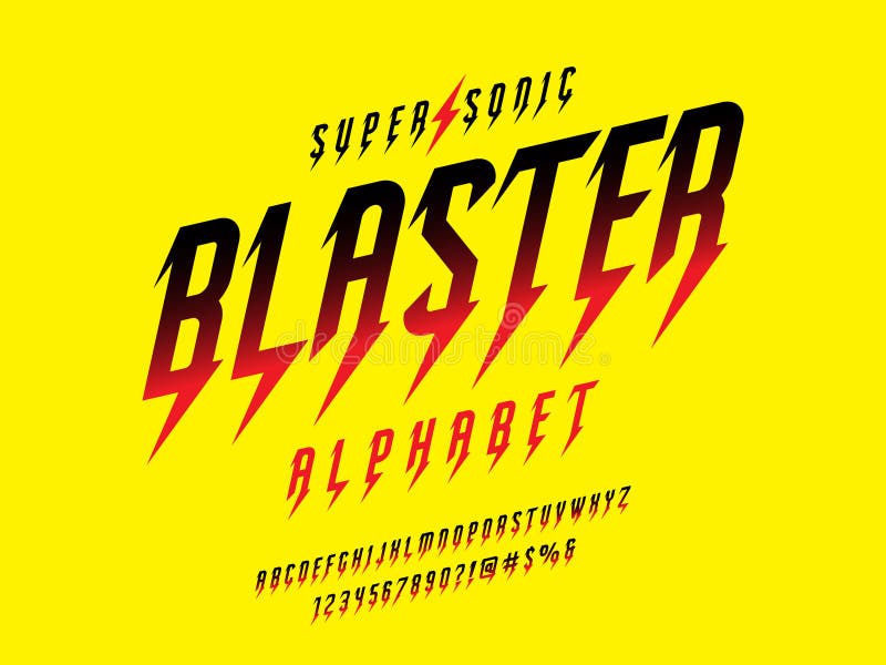 Numbers 35 Thunder Logo Design Template Stock Vector - Illustration of ...