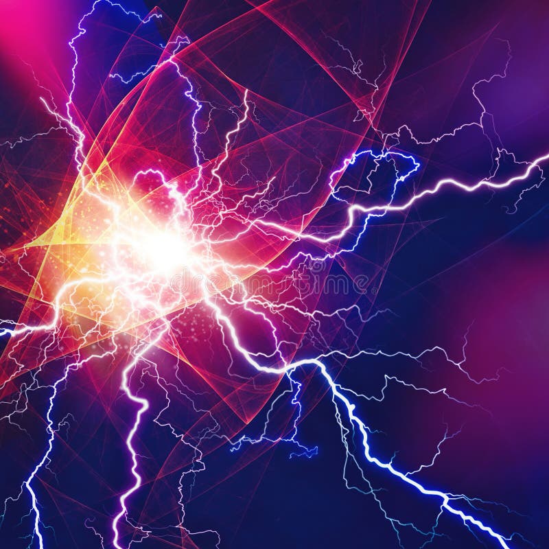 Thunder bolt stock illustration. Illustration of background - 95557868