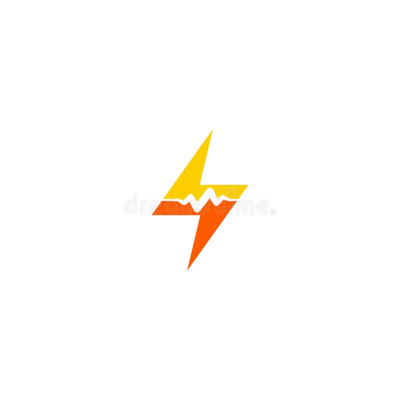Thunder Bolt Sound Wave, Electric Pulse . Vector Logo Icon Template ...