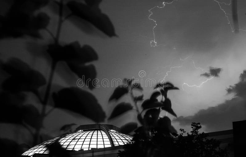 Thunder in bucharest stock photo. Image of romania, white - 85286224
