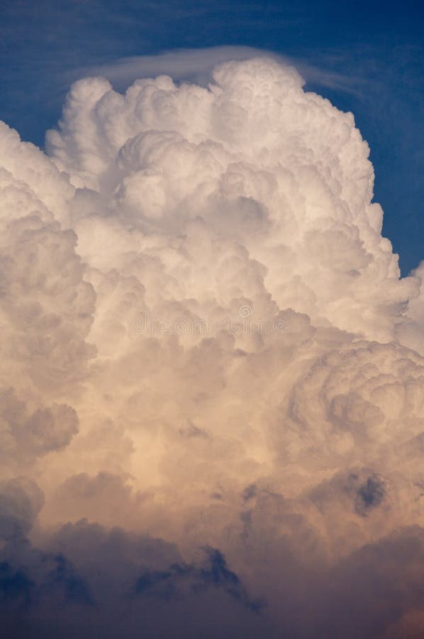 Thunder Cloud stock image. Image of cumulus, stormy, precipitation ...