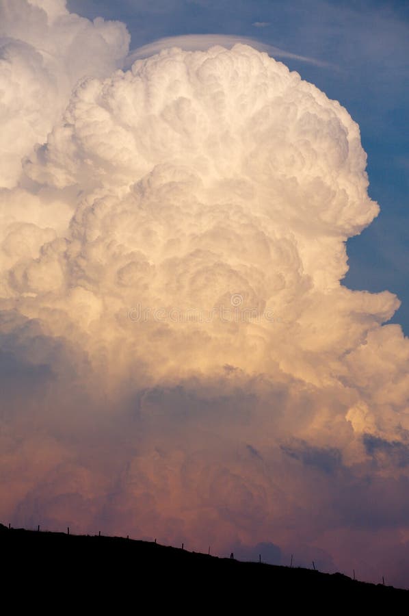 Thunder Cloud stock image. Image of dark, fluffy, billowing - 15891277