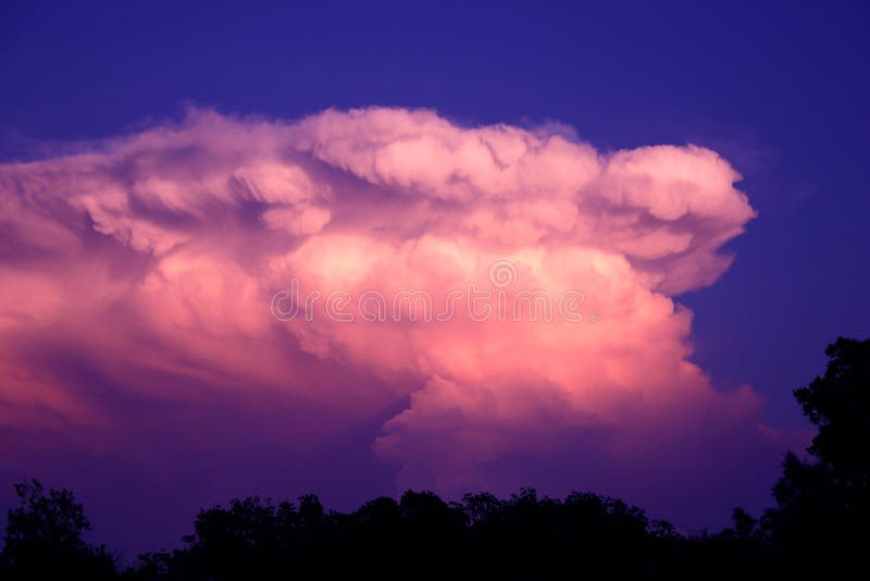 Thunder Cloud stock photo. Image of storm, disaster, head - 258684