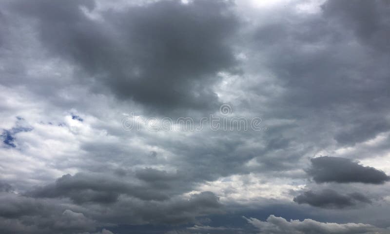 Thunder Clouds, Sky Blue Background. Cloud Blue Sky Stock Image - Image ...
