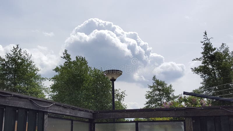 Thunder is coming editorial photo. Image of trees, lightning - 177434986