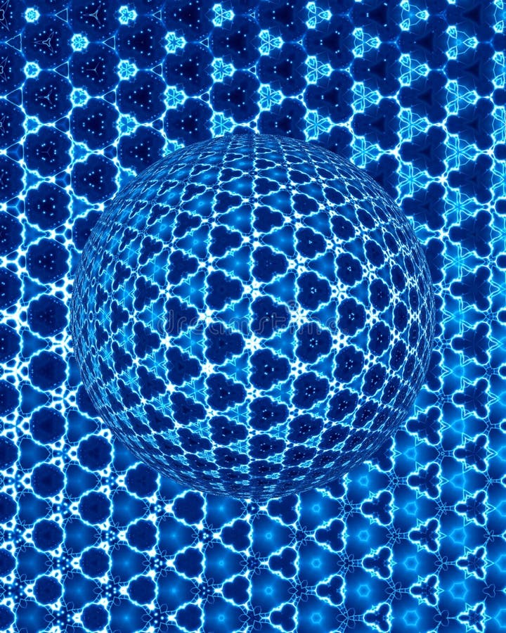 Thunder Energy Waves in Black Background Stock Illustration ...