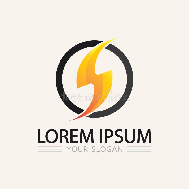 Thunder Flash Logo Design with Electric Energy Symbol for Dynamic Tech ...