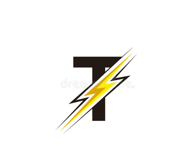 Lightning T Letter Stock Illustrations – 147 Lightning T Letter Stock ...