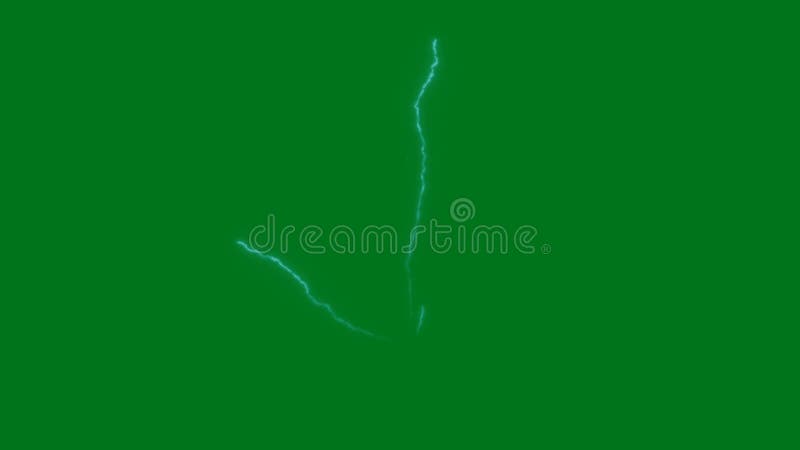 Thunder High Quality Green Screen 4k Bacground Stock Footage - Video of ...