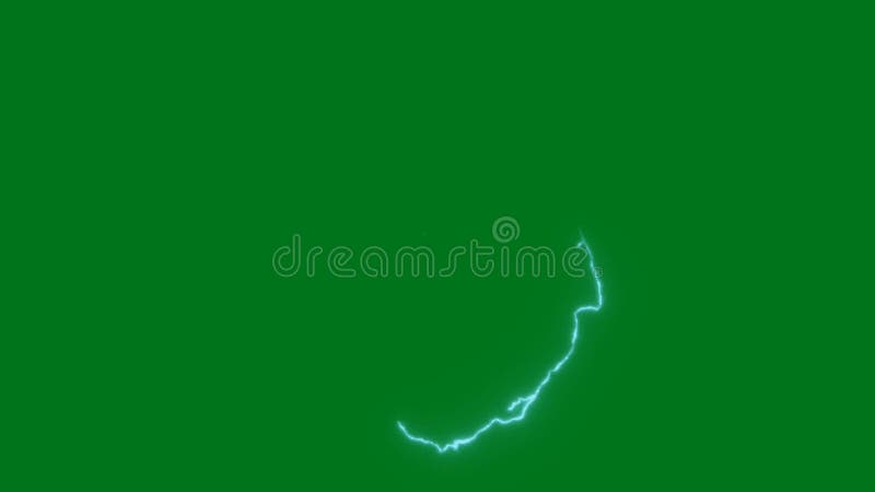 Thunder High Quality Green Screen 4k Bacground Stock Footage - Video of ...
