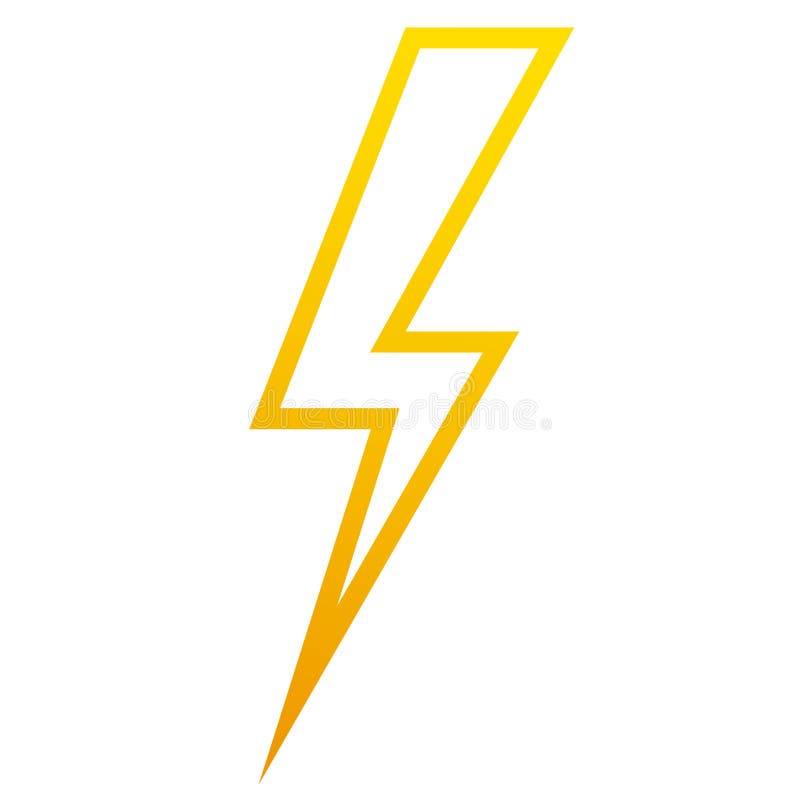 Thunder Lightning Bolt Pictogram Icon Design Element Vector ...