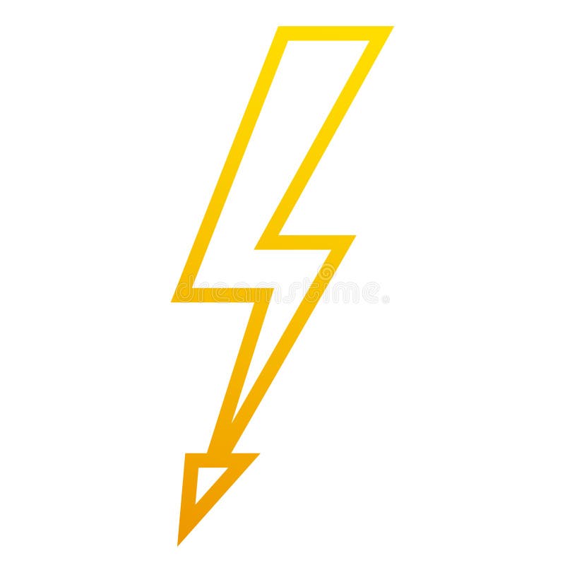 Thunder Lightning Bolt Pictogram Icon Design Element Vector ...