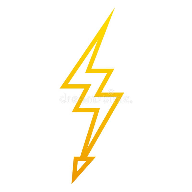 Thunder Lightning Bolt Pictogram Icon Design Element Vector ...