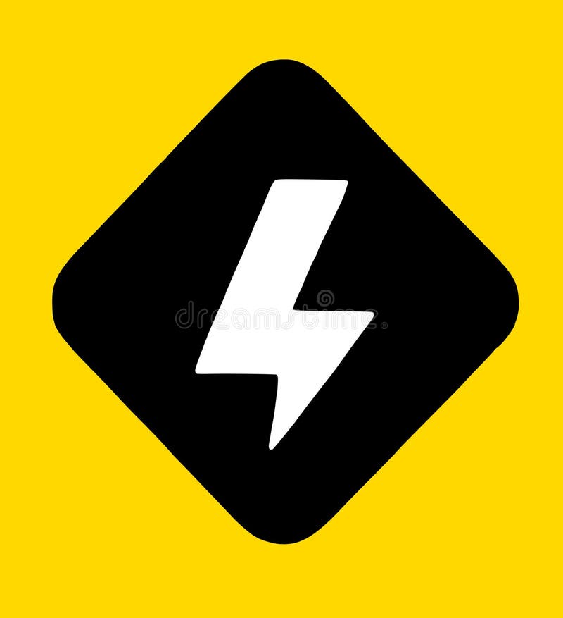 Thunder Lightning Icon. Illustration Stock Illustration - Illustration ...