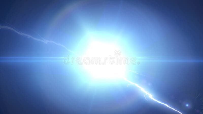 Thunder Lightning Striking Effect Animation. Design. Electricity ...