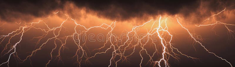 Thunder Lightning Weather Storm Texture Stock Photo - Image of dusk ...