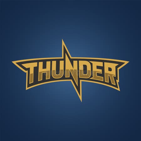 Thunder Logo Template. Vector Logos Illustration Stock Vector ...