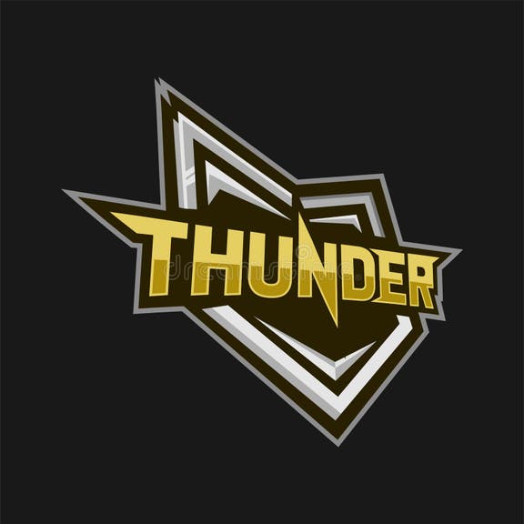 Thunder Logo Template. Vector Logos Illustration Stock Vector ...