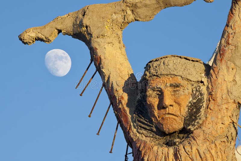 Native American Art stock image. Image of mountain, sculpture - 6843979