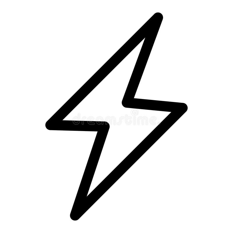 Thunder ( Power ) stock vector. Illustration of networks - 235662269