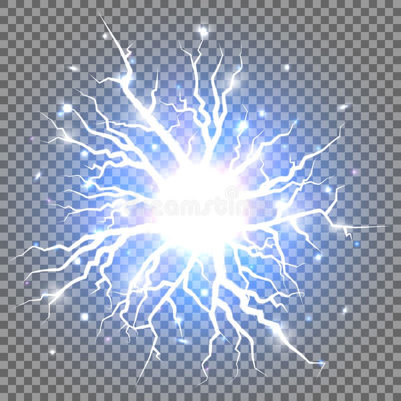 Thunder Storm. Lightning Flash. Vector Thunder Bolt Stock Vector ...