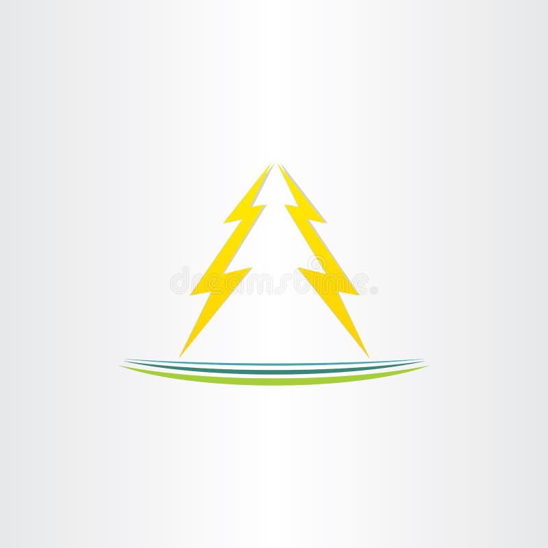 Thunder Symbol Abstract Design Stock Vector - Illustration of danger ...