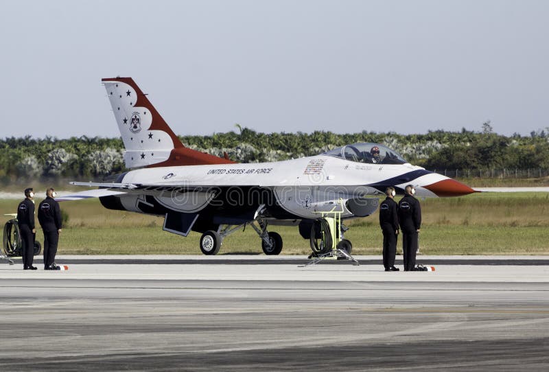 Thunderbird Aircraft editorial photography. Image of military - 36101122