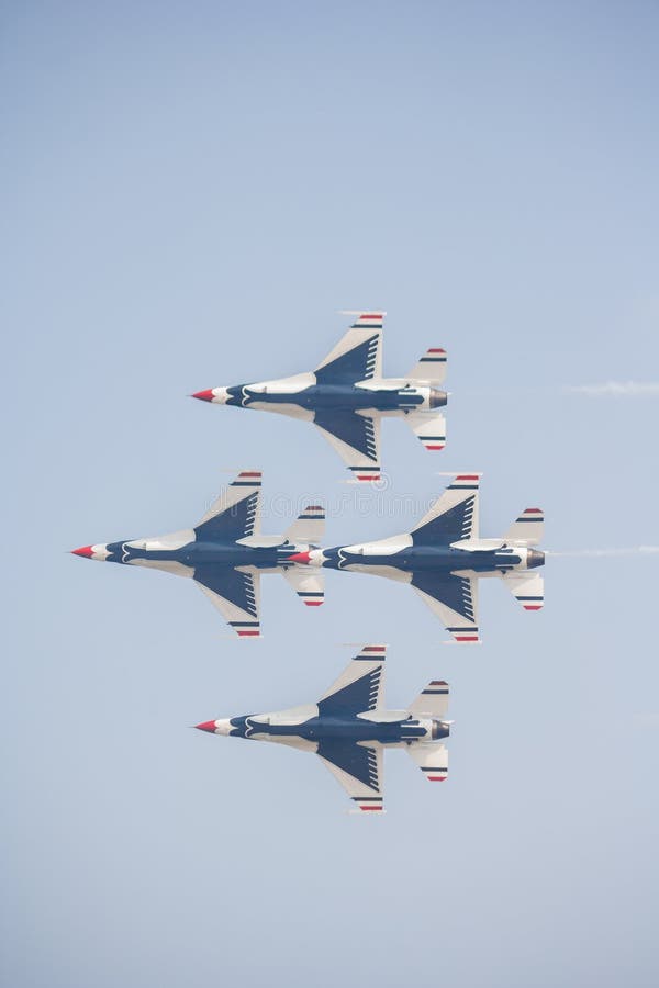 Fighter Jets Flying in Formation Stock Image - Image of american ...