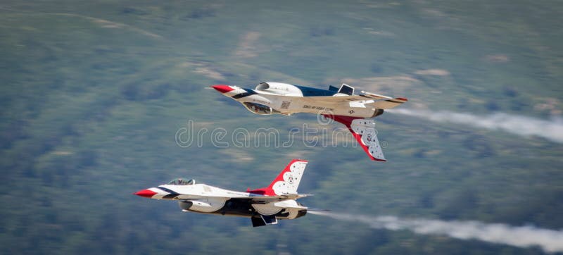 United States Air Force Thunderbirds Jets Editorial Stock Photo - Image ...