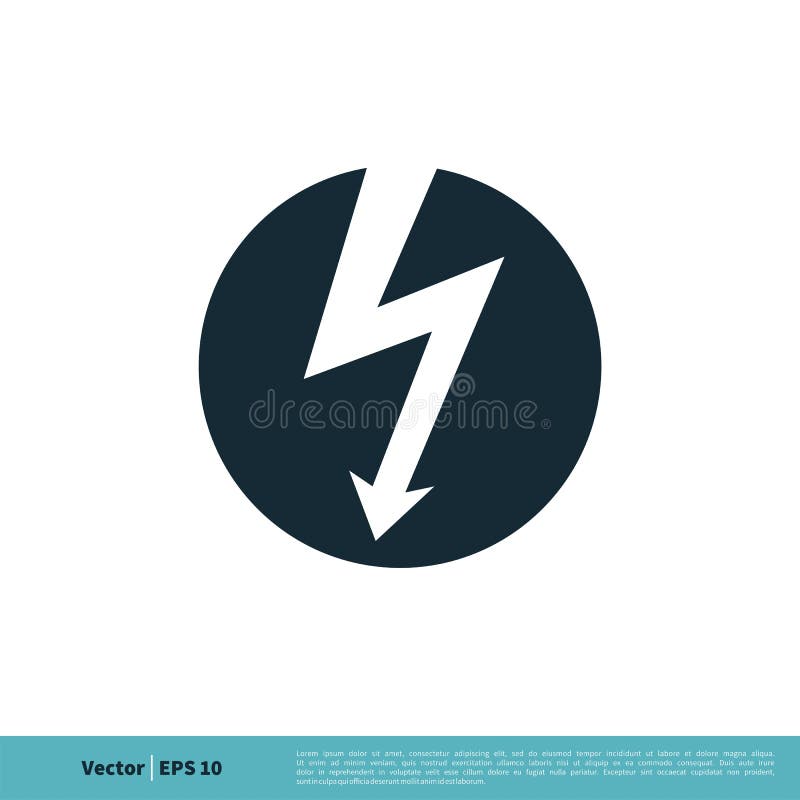 Thunderbolt Icon Vector Logo Template Illustration Design. Vector EPS ...