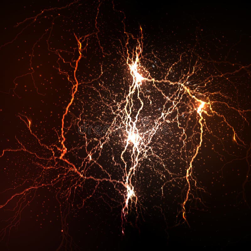 Thunderbolt Flash Background Stock Vector - Illustration of lighting ...