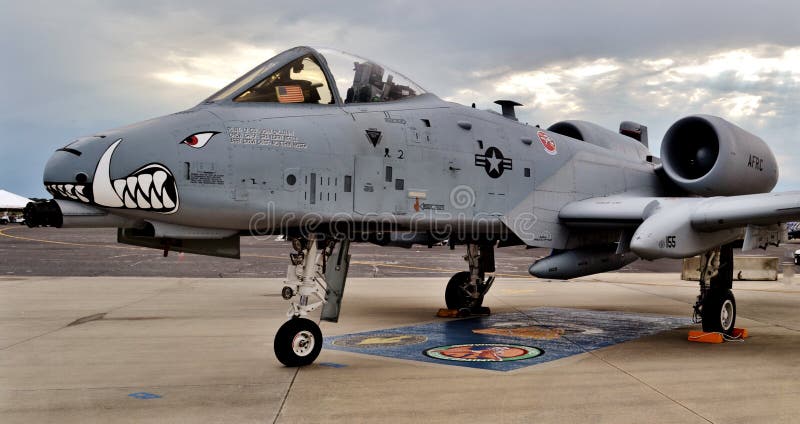 A-10 Thunderbolt II/Warthog Editorial Stock Photo - Image of warthog ...