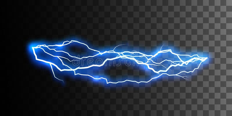 Thunderbolt or Lightning Visual Effect for Design Stock Vector ...