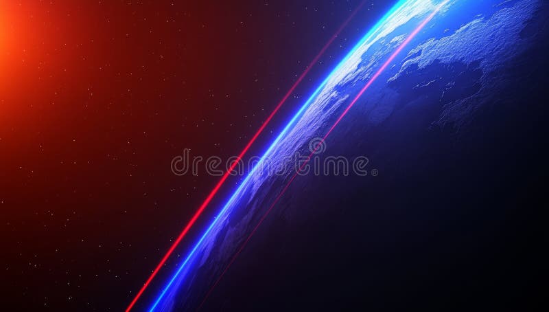 A Thunderbolt, a Single Lightning Strike, an Electrical Current Line, a ...