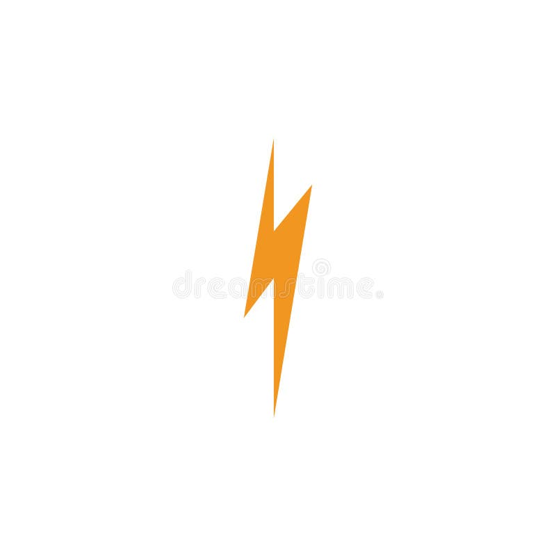 Thunderbolt stock vector. Illustration of logo, warning - 168892889