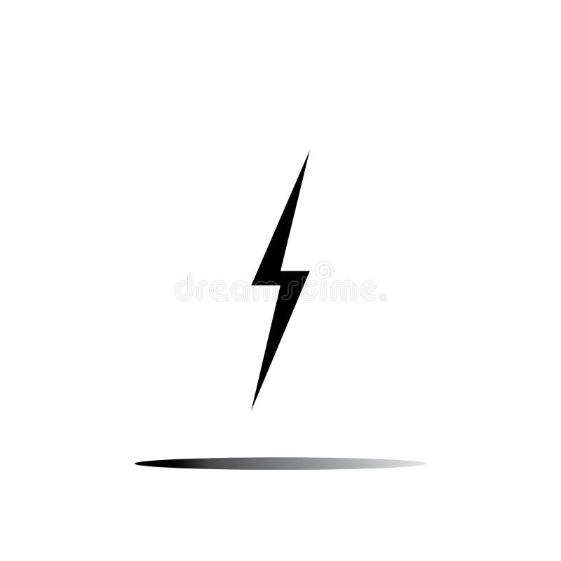 Thunderbolt stock vector. Illustration of design, electrical - 159888099