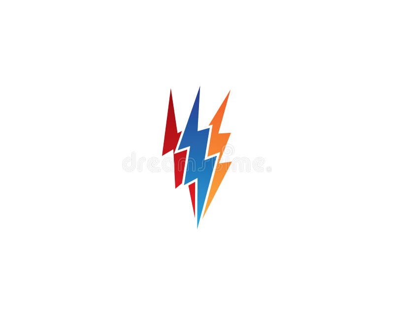 Thunderbolt vector icon stock vector. Illustration of electronic ...