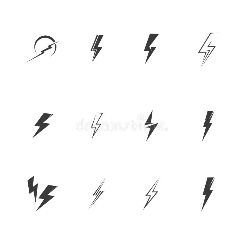 Thunderbolt stock vector. Illustration of energy, shock - 217381357