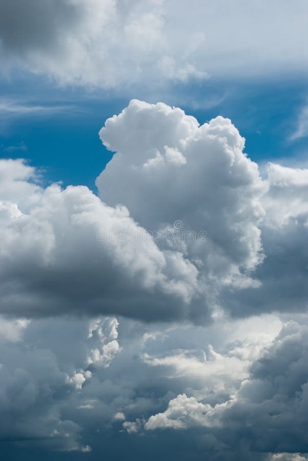 Thundercloud birth stock image. Image of cumulus, cloud - 50663439