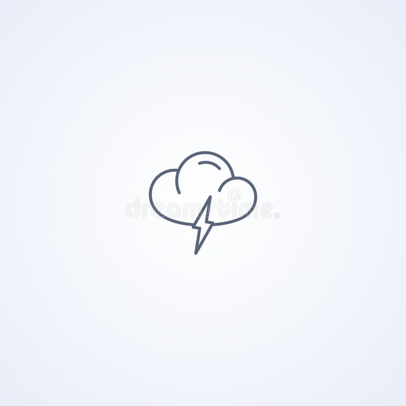 Thundercloud Icon Stock Illustrations – 267 Thundercloud Icon Stock ...