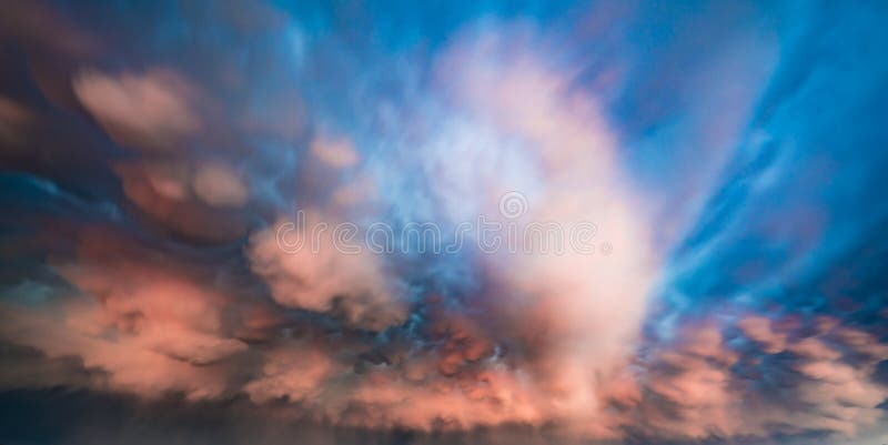 Thunderclouds on an Epic Dramatic Stormy Sky with Lightning Flashes ...