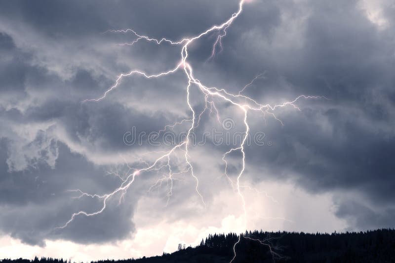 Thunderclouds in the Mountains Stock Photo - Image of natural ...