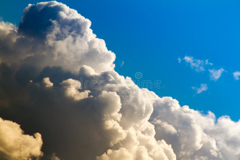Thunderclouds in the sky. stock image. Image of fantastic - 89691445