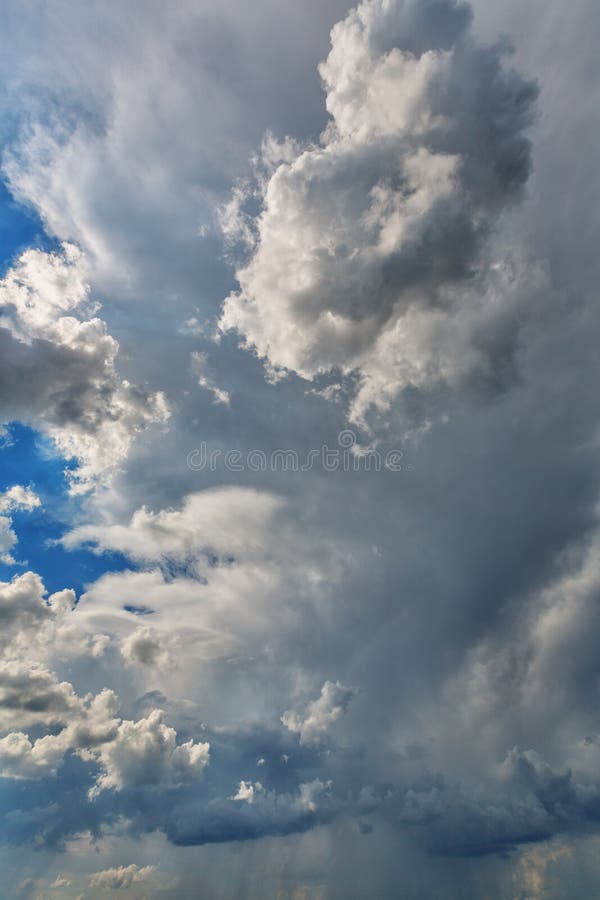 Thunderclouds stock image. Image of cloudiness, dark - 192089607
