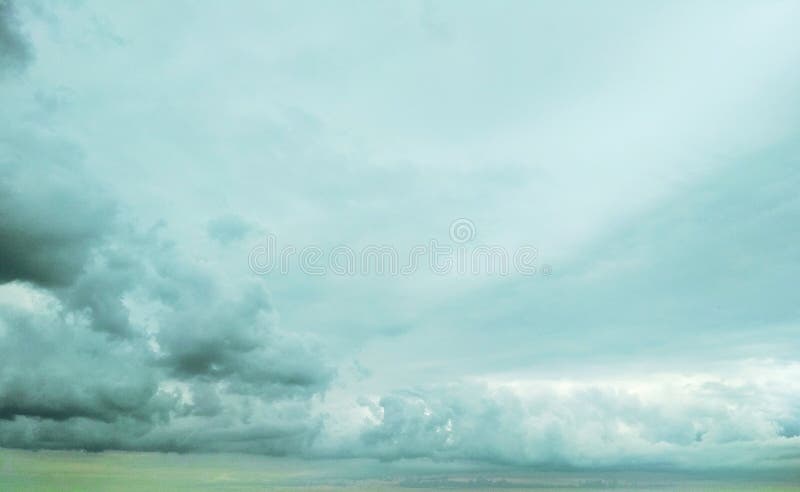 Thunderhead that is Floating Stock Image - Image of background, front ...