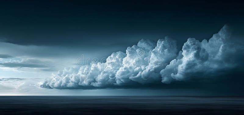 Thunderous Clouds Gather Over the Plains, Foretelling a Stormy and ...