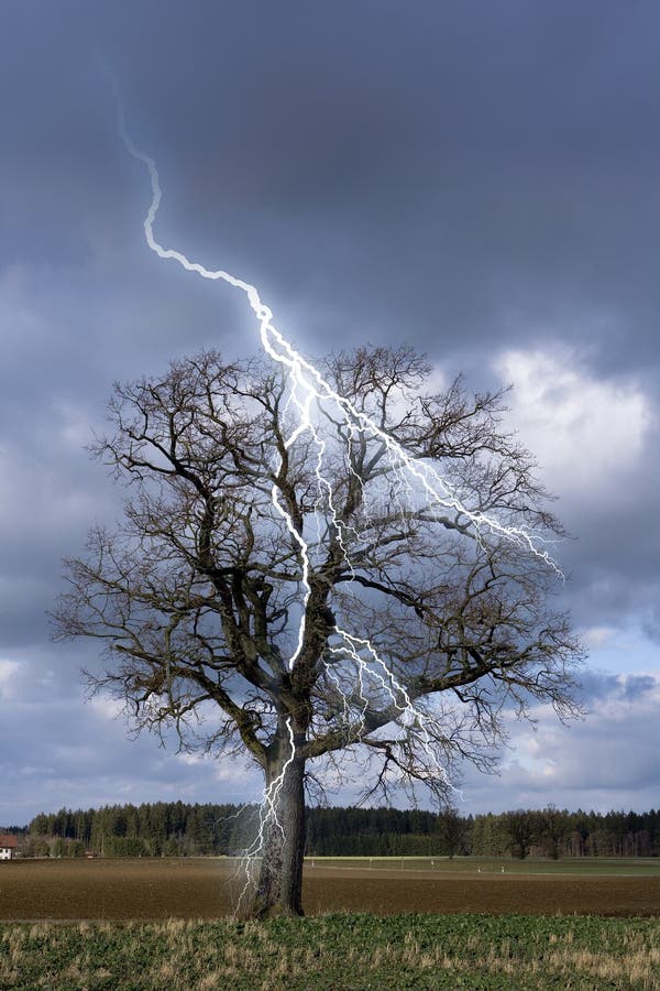 Thunderstorm stock image. Image of electricity, occurrence - 7850581